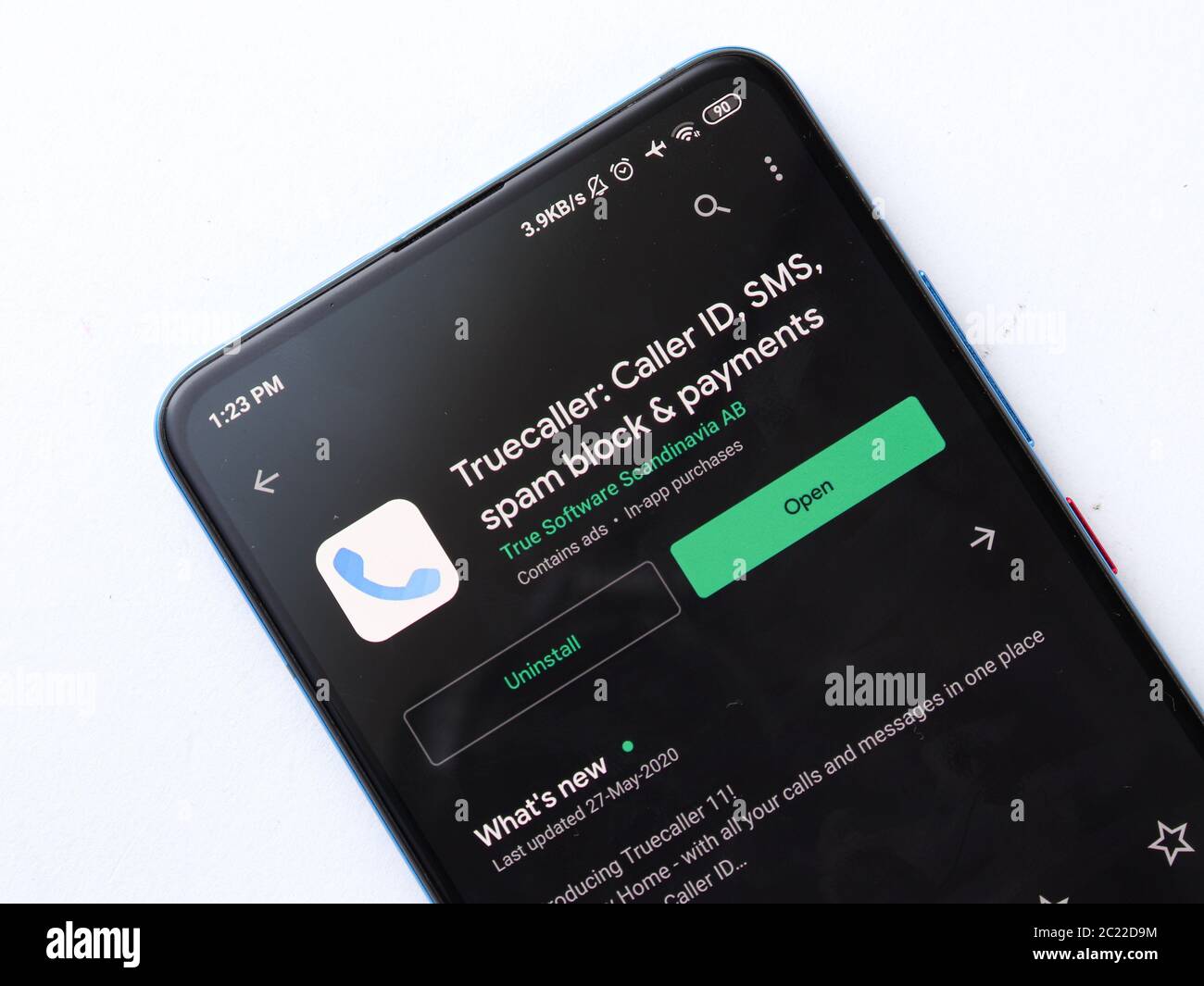 Truecaller logo hi-res stock photography and images - Alamy