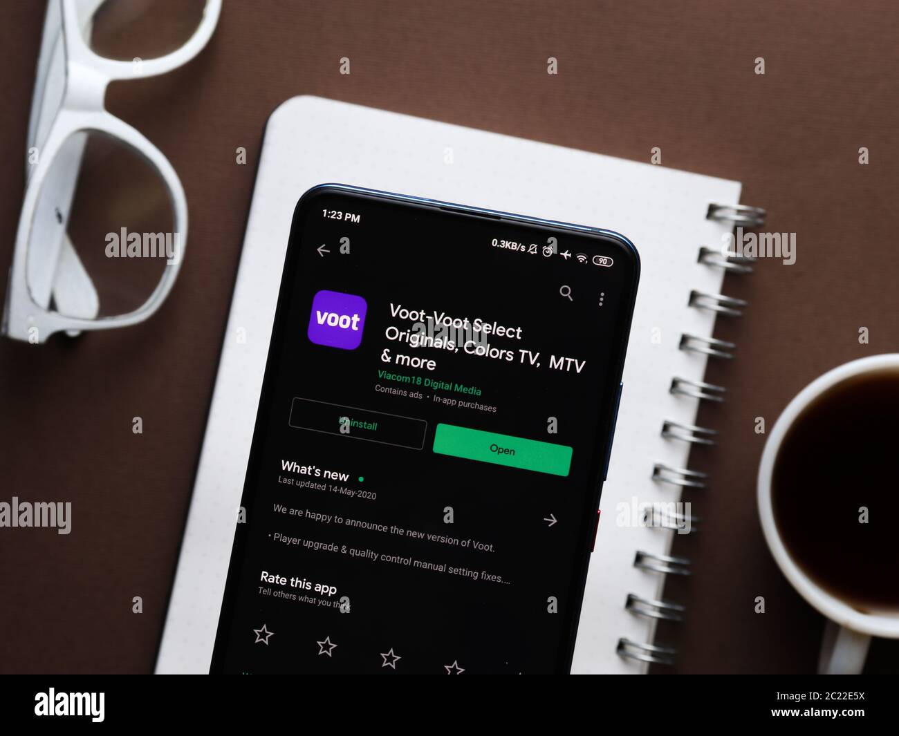 Indian streaming platform voot hi-res stock photography and images - Alamy