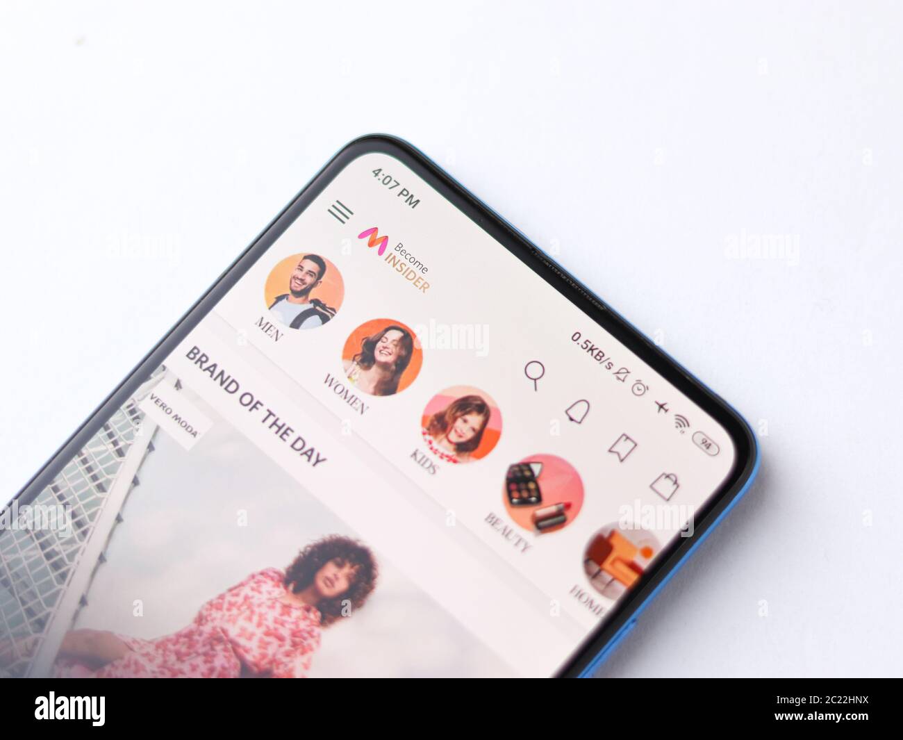 Myntra logo hi-res stock photography and images - Alamy