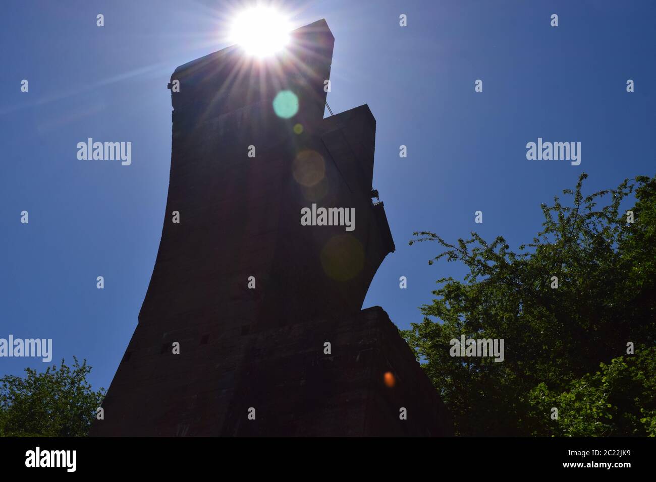 never finished bridge Viadukt Adenbauch Stock Photo - Alamy