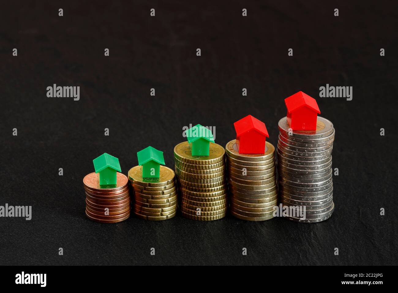 Rising sales house hi-res stock photography and images - Alamy