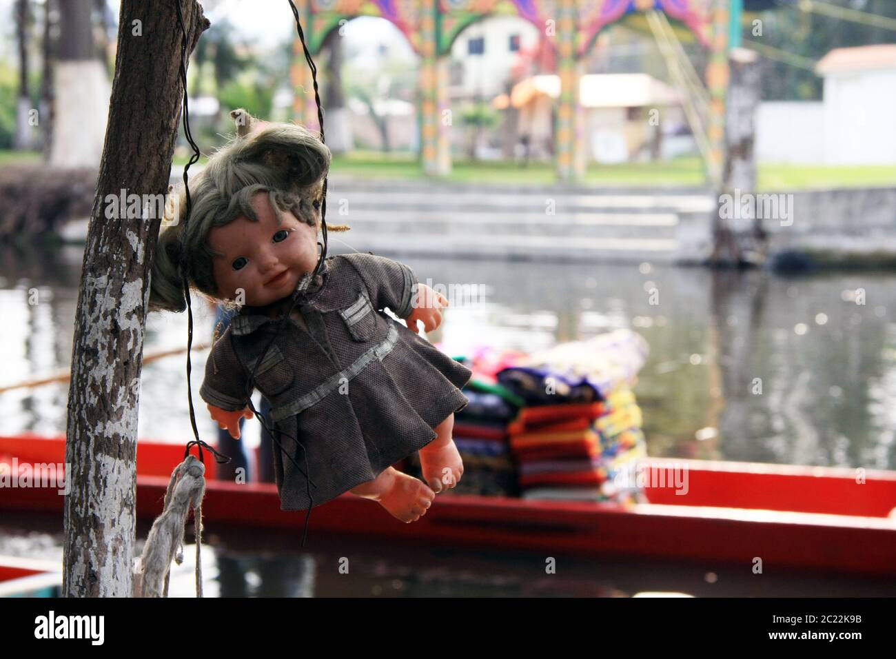 The island of the dolls (La Isla de las Muñecas) little islands in Lake ...