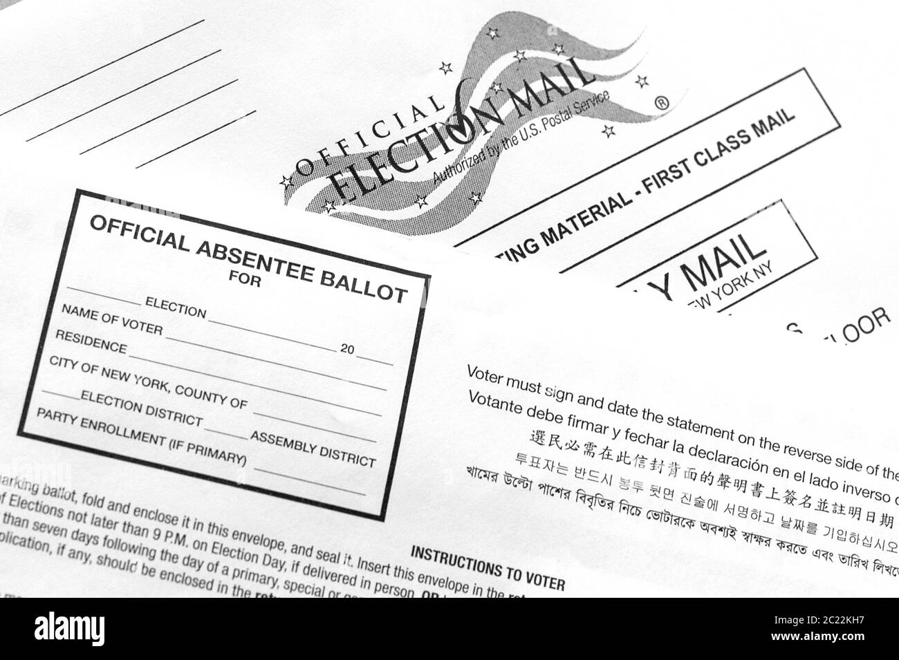 Usa election 2020 in Black and White Stock Photos & Images - Alamy