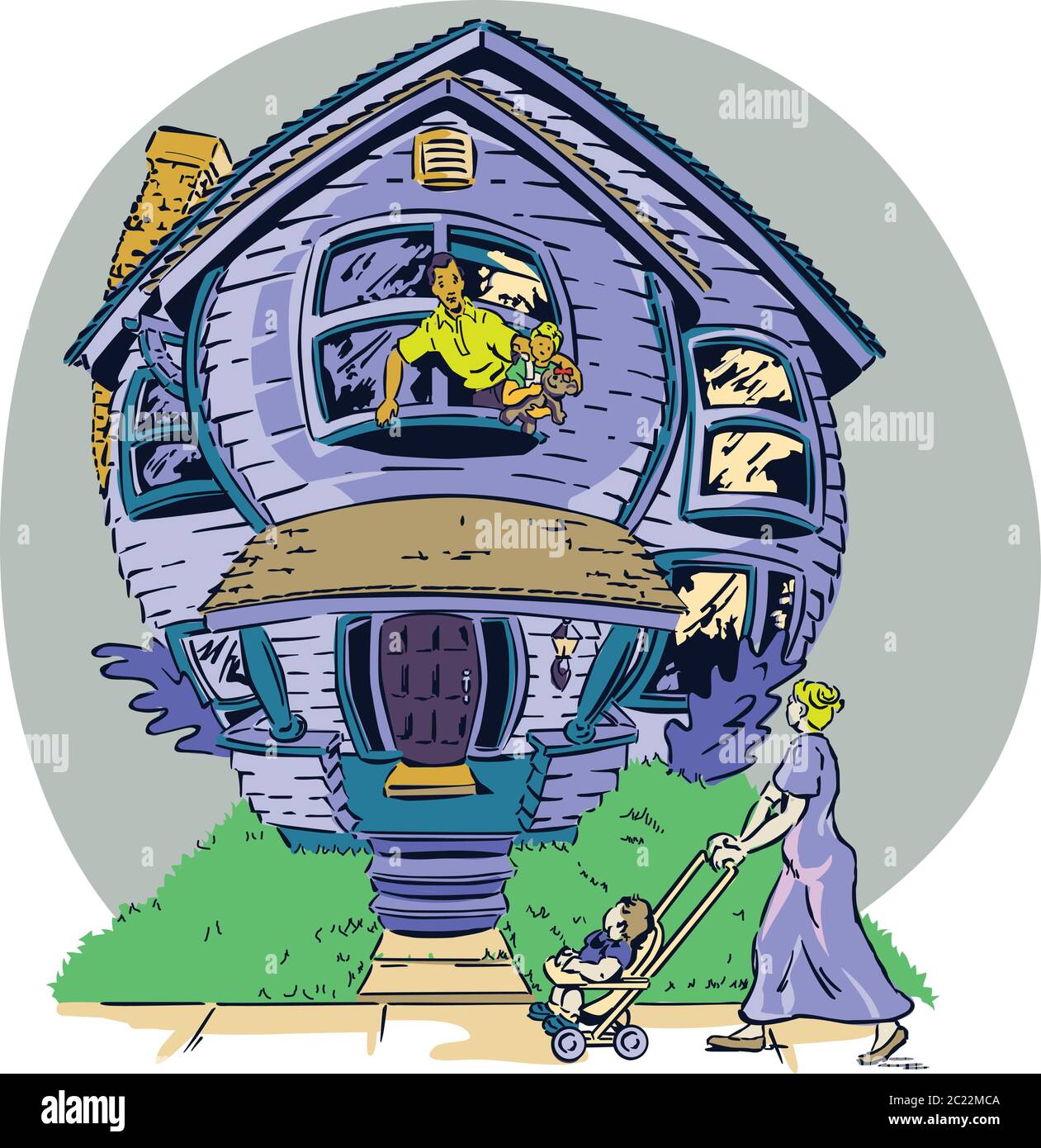 Property home house being Stock Vector Images - Alamy