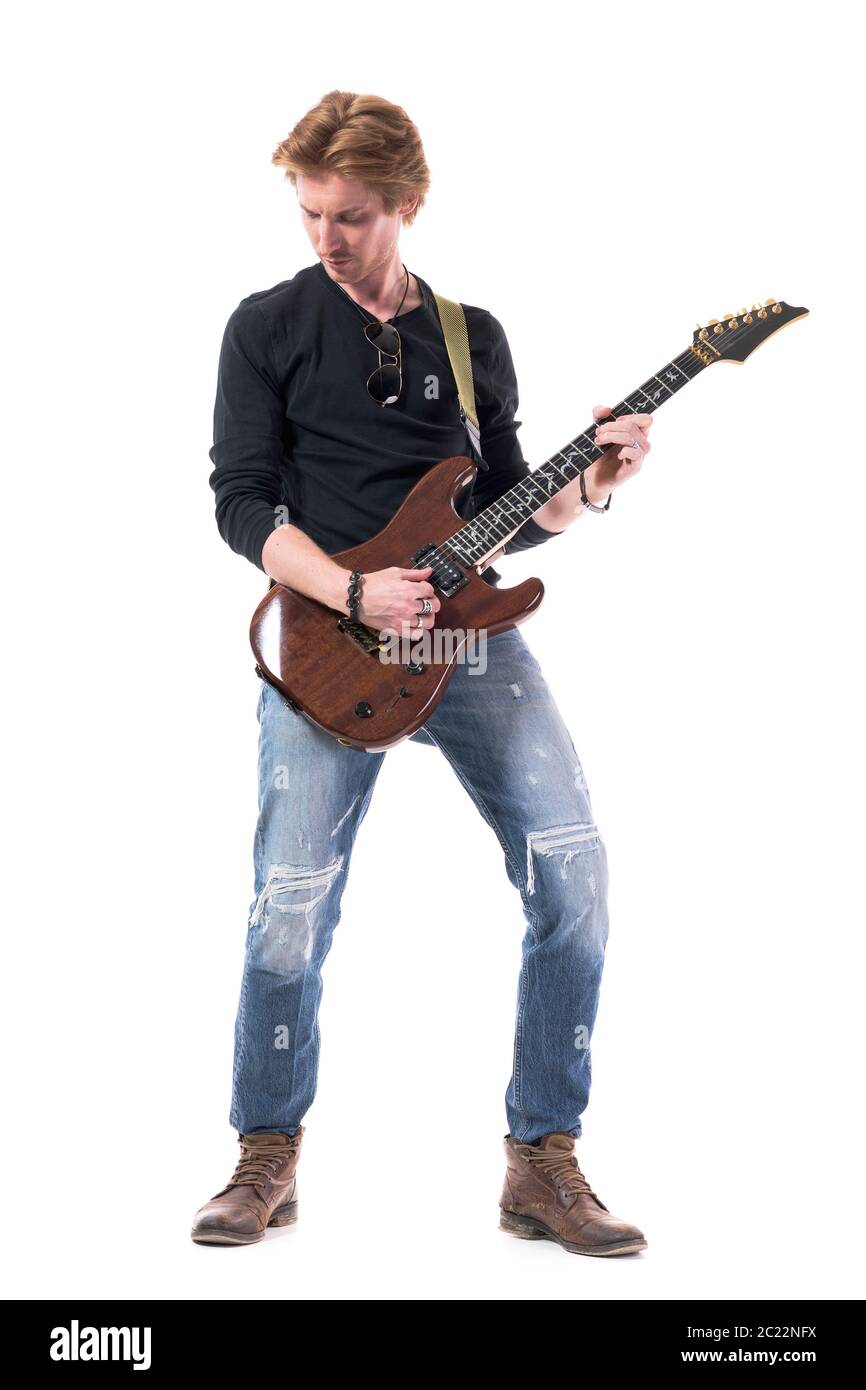 Ginger young handsome rocker hi-res stock photography and images - Alamy