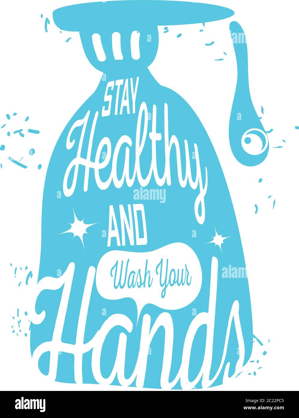 stay healthy and wash your hands, hands wash with soap, banner vector ...