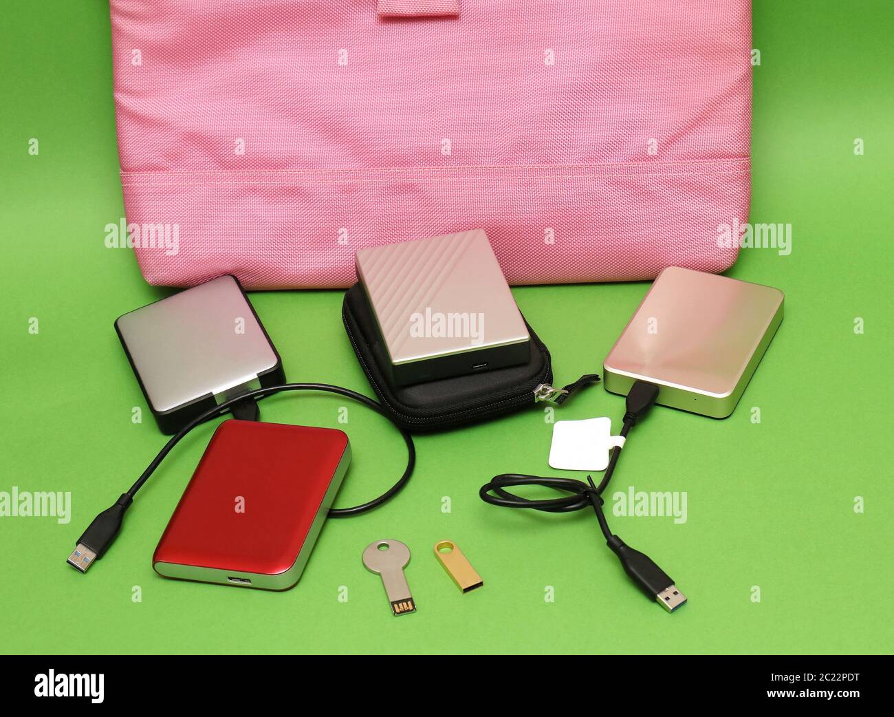 External hard drives and flash drives hi-res stock photography and ...