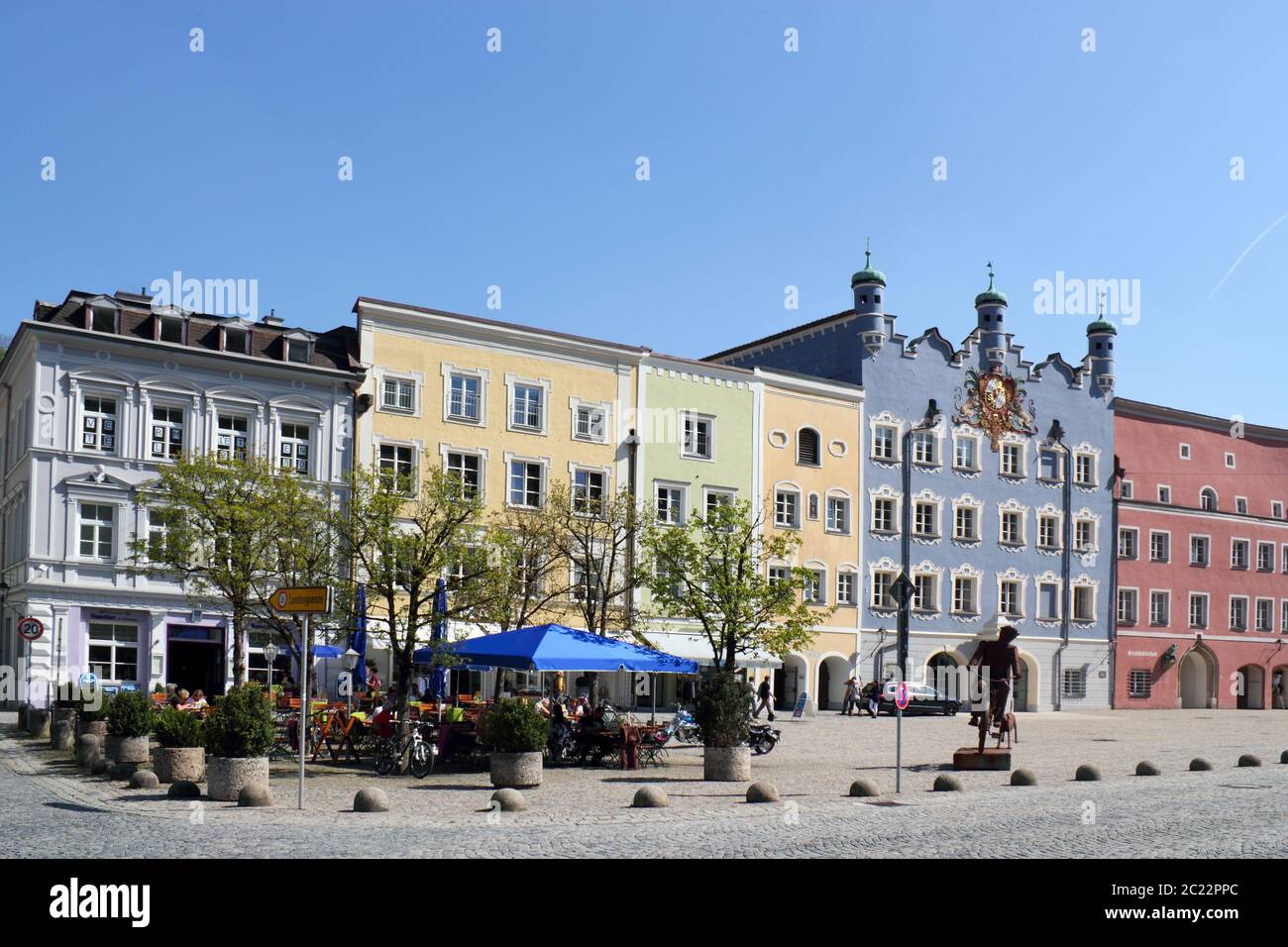 Historical row of houses Stock Photo - Alamy
