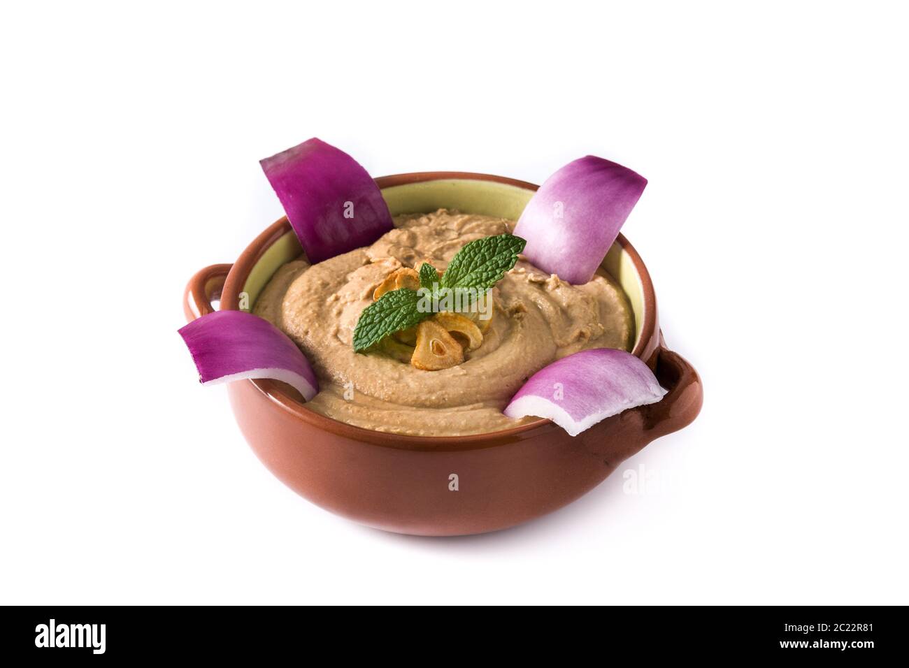 Gofio escaldado isolated on white background. Canarian food Stock Photo ...