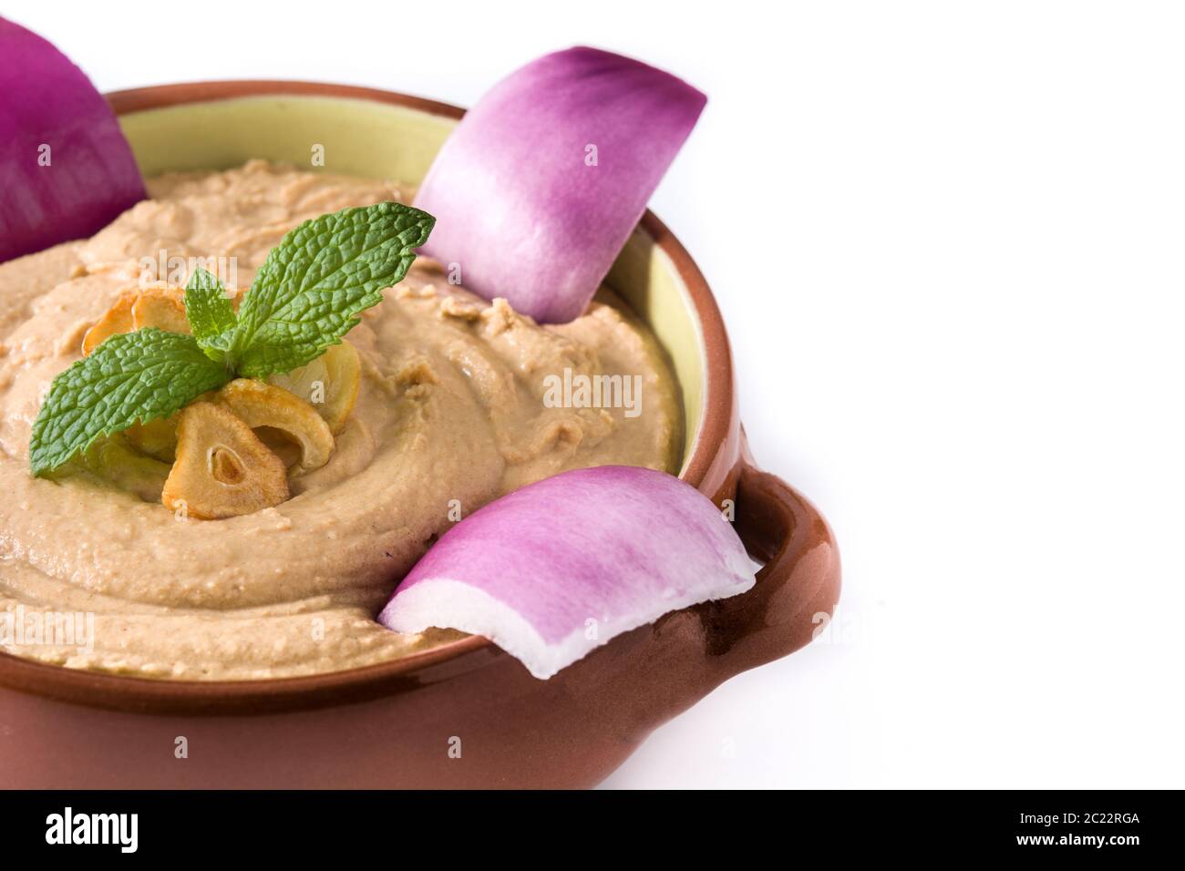 Gofio escaldado isolated on white background. Canarian food Stock Photo ...