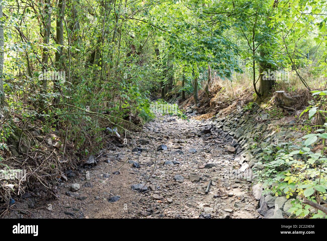 Dried out brook bed hi-res stock photography and images - Alamy