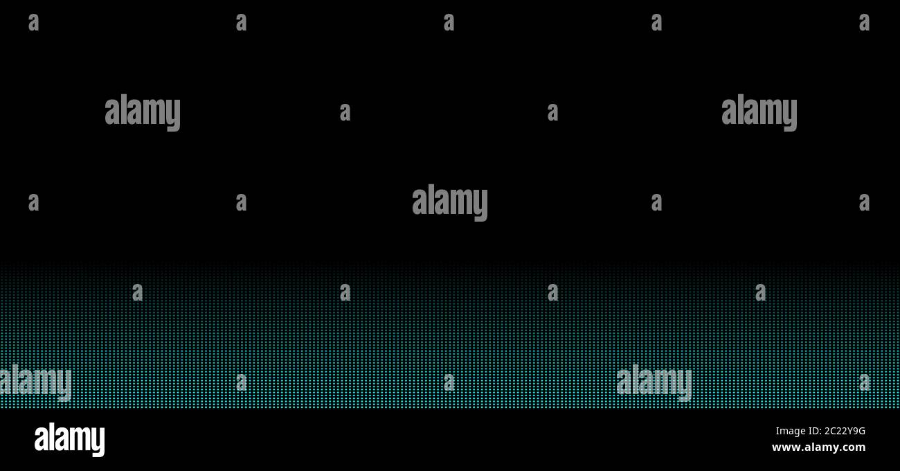 Black background with gradient turquoise dots Stock Photo - Alamy
