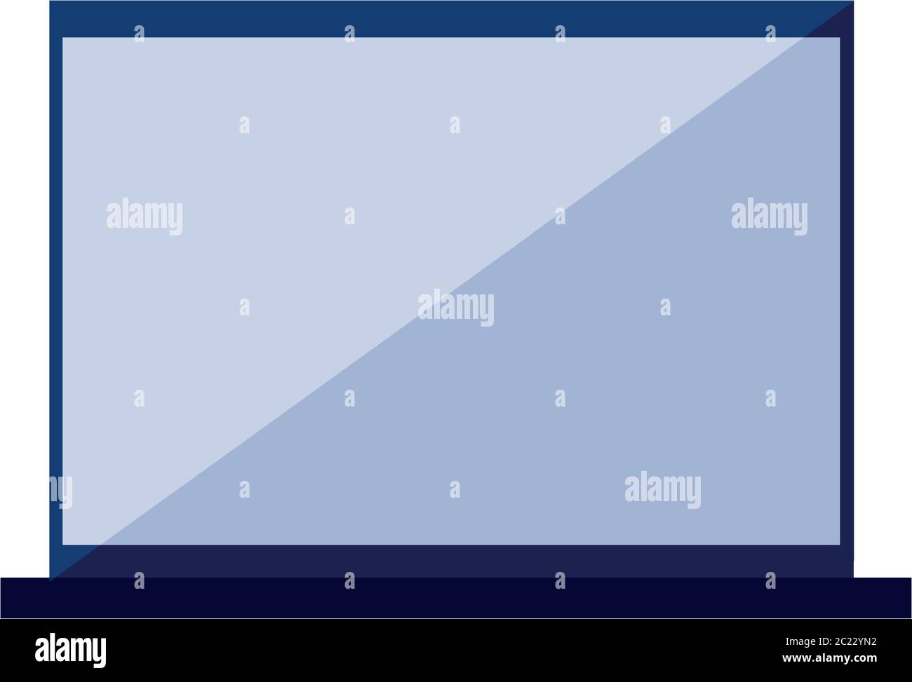 Laptop design, Digital technology and communication theme Vector ...