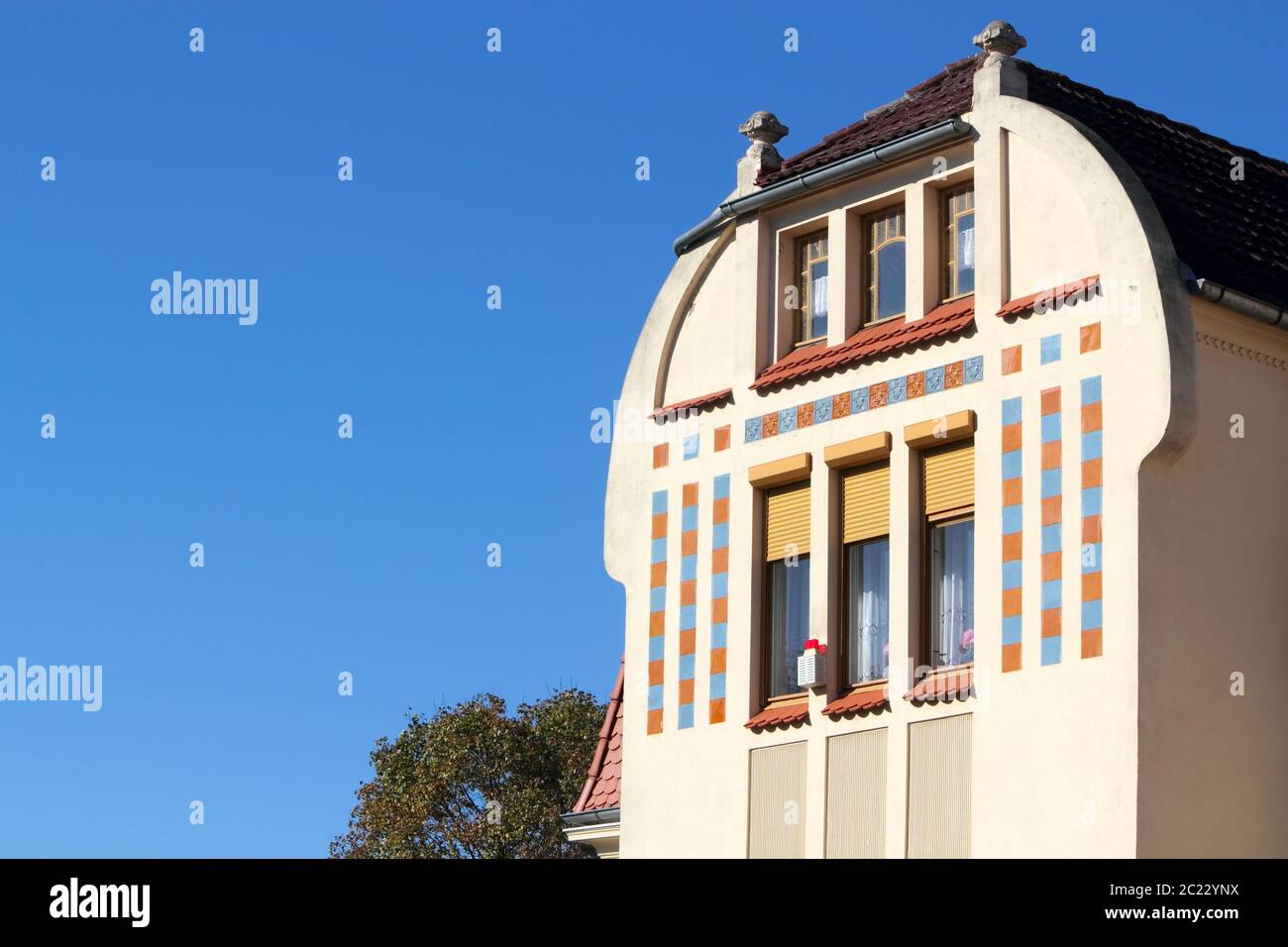 art nouveau house Stock Photo - Alamy