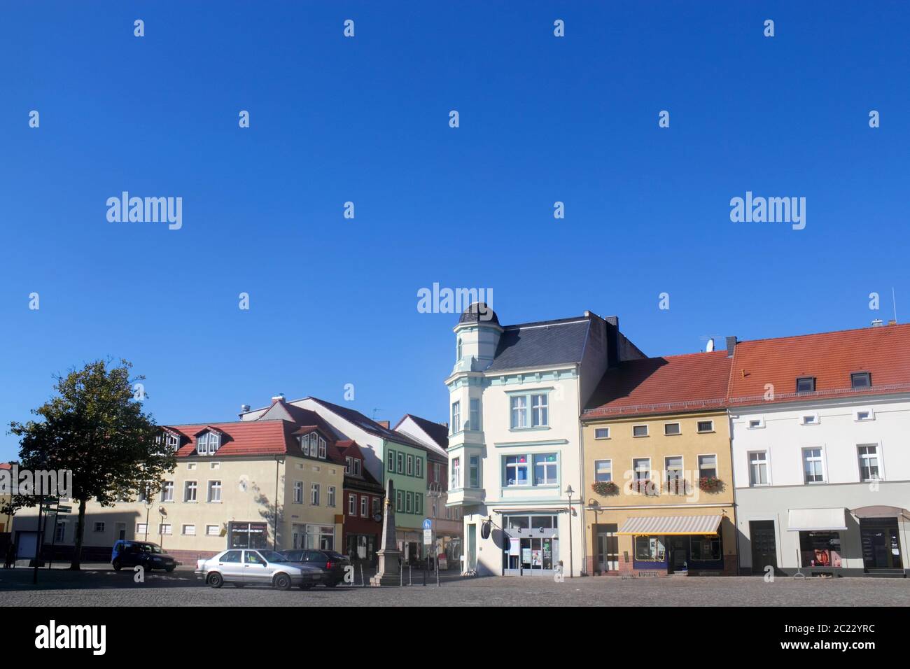 Old town of Senftenberg Stock Photo - Alamy