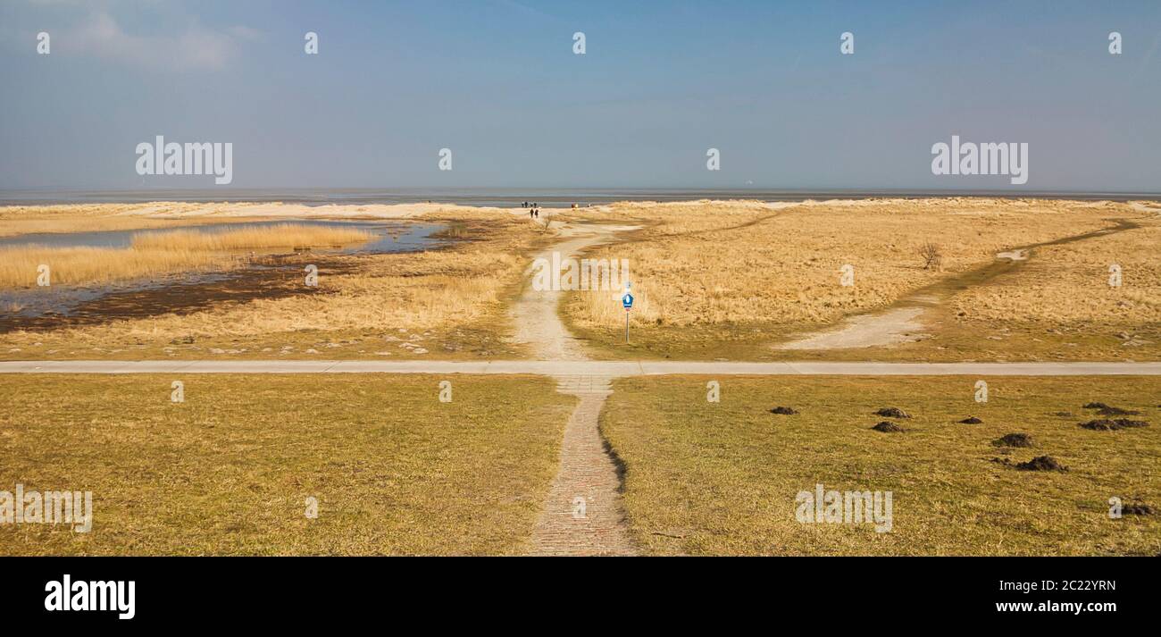 walks in the Wadden Sea National Park Stock Photo - Alamy