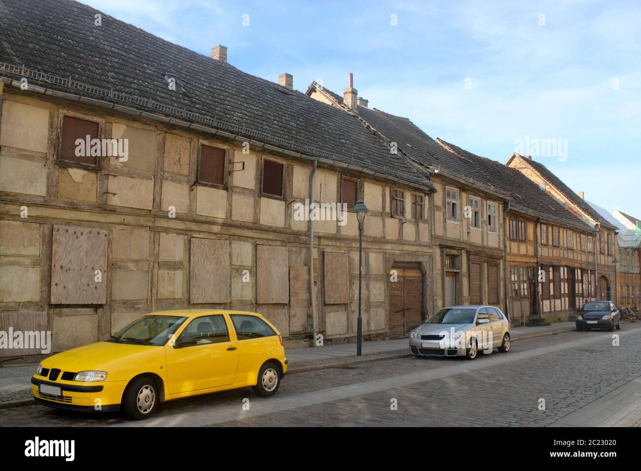Marode half-timbered houses Stock Photo - Alamy
