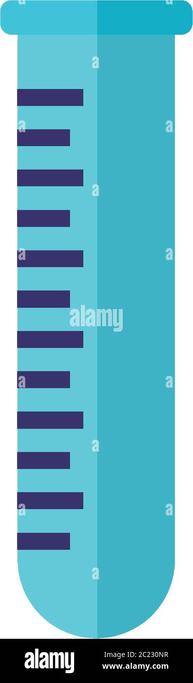 tube design, Chemistry science and laboratory theme Vector illustration ...
