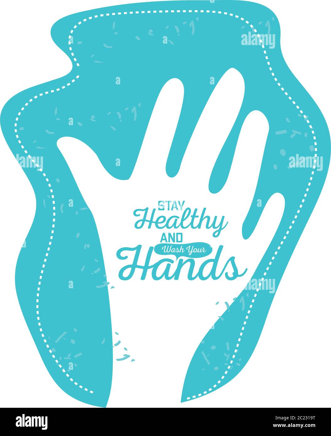 stay healthy and wash your hands, hands wash with soap, banner vector ...