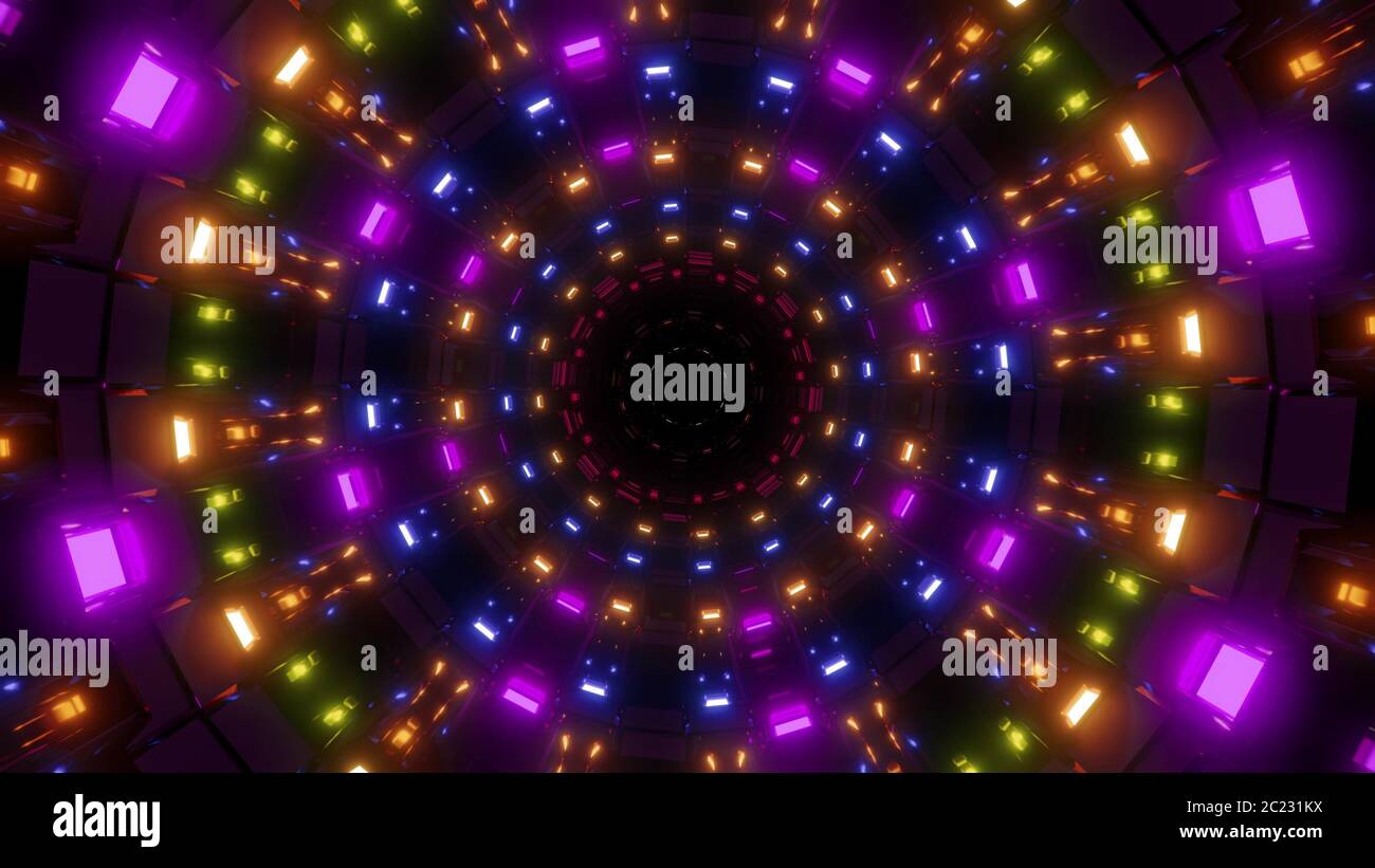 round shaped lights with nice glow design work background, abstract ...