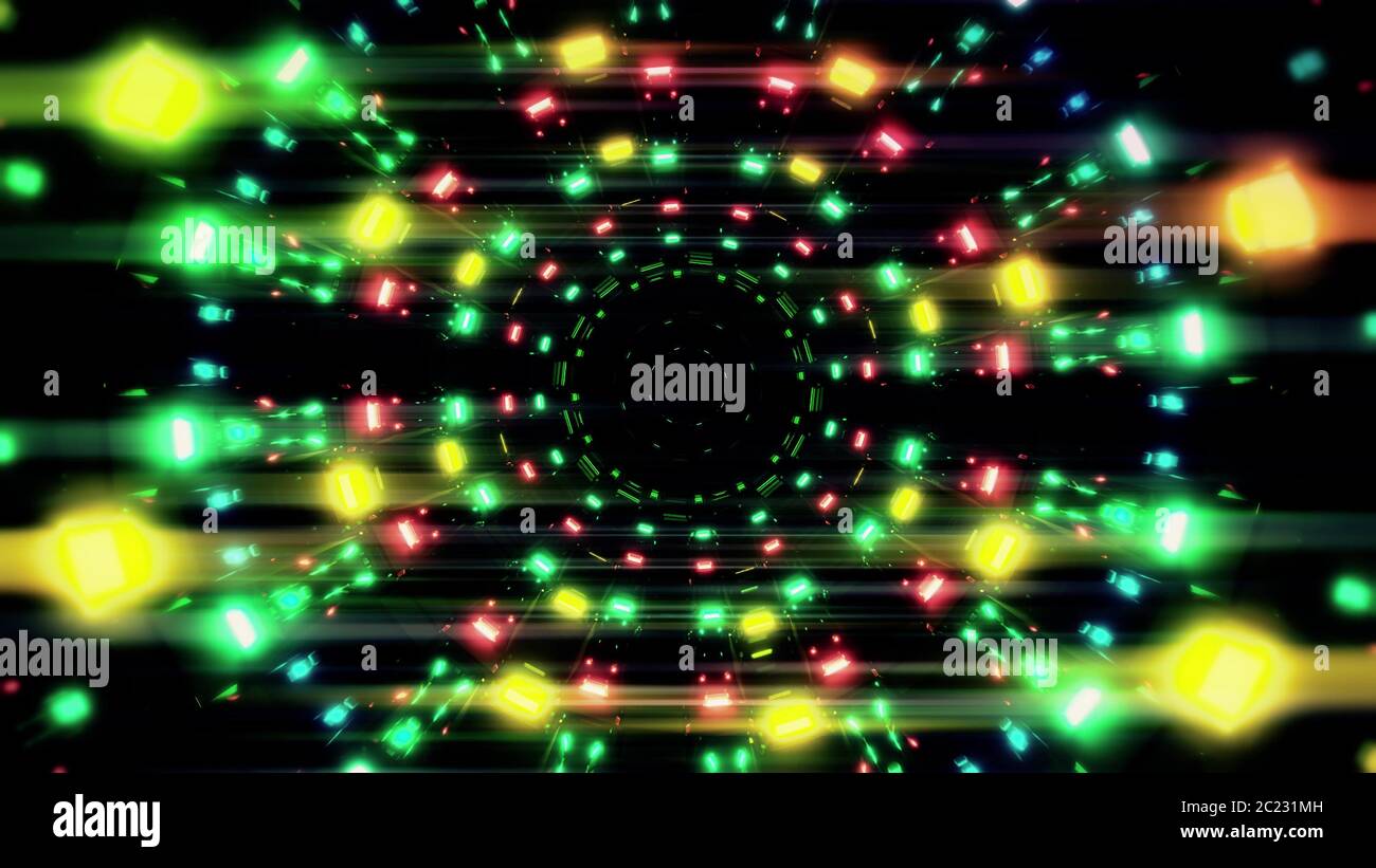 round shaped lights with nice glow design work background, abstract ...