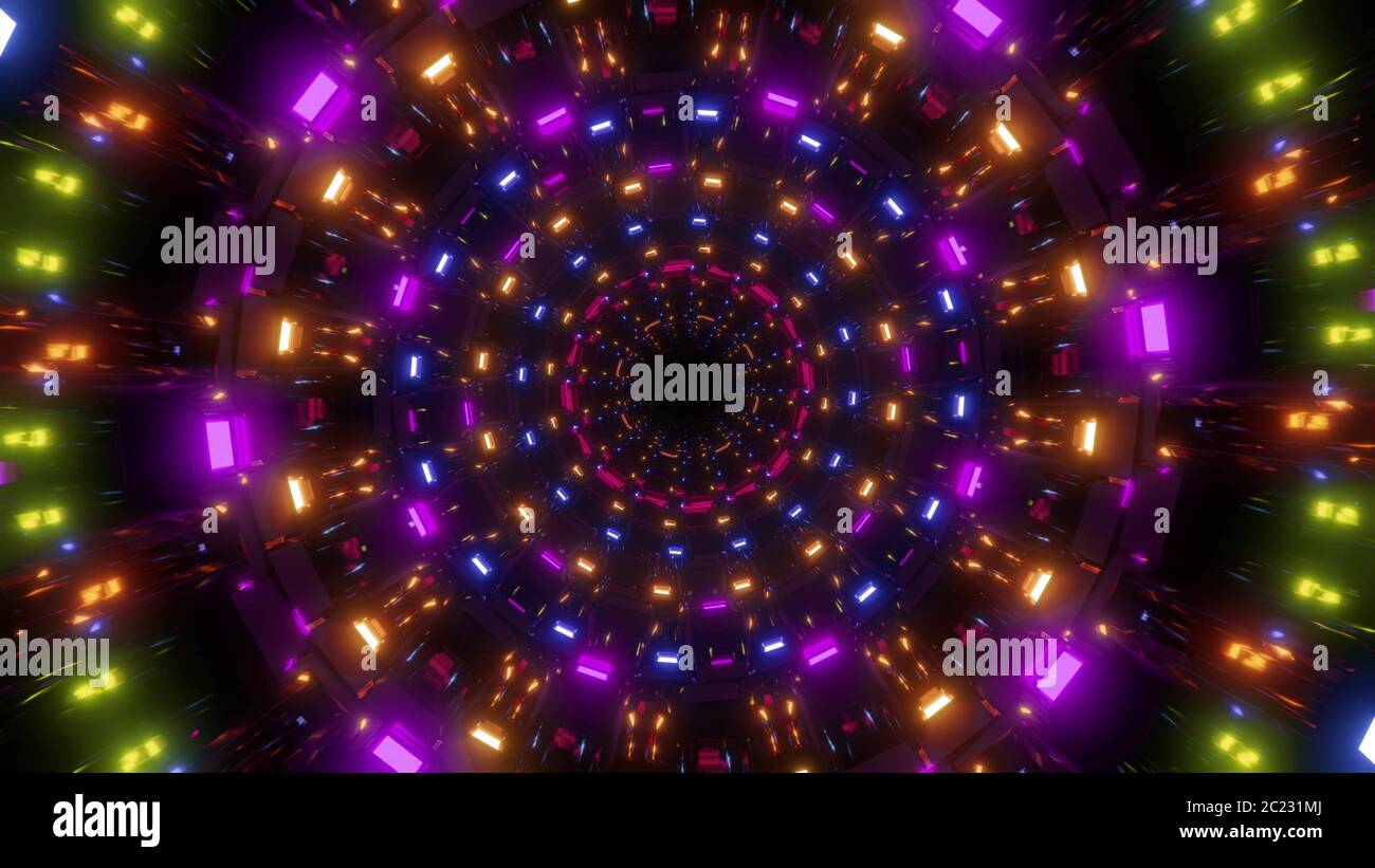 round shaped lights with nice glow design work background, abstract ...