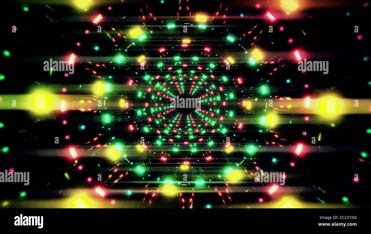 round shaped lights with nice glow design work background, abstract ...