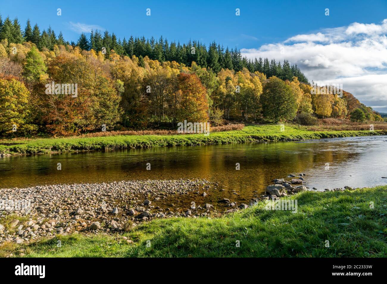 Royal deeside landscape scotland autumn hi-res stock photography and ...
