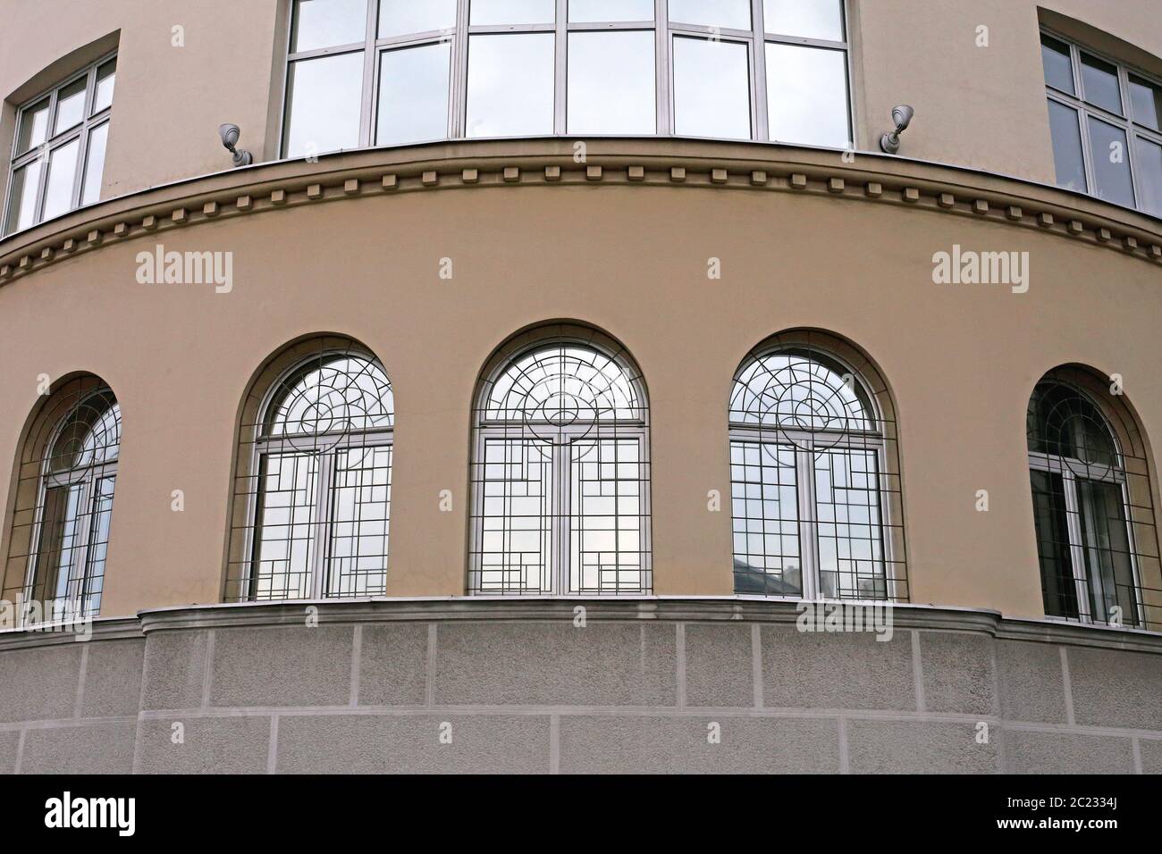 Three arch windows hi-res stock photography and images - Alamy
