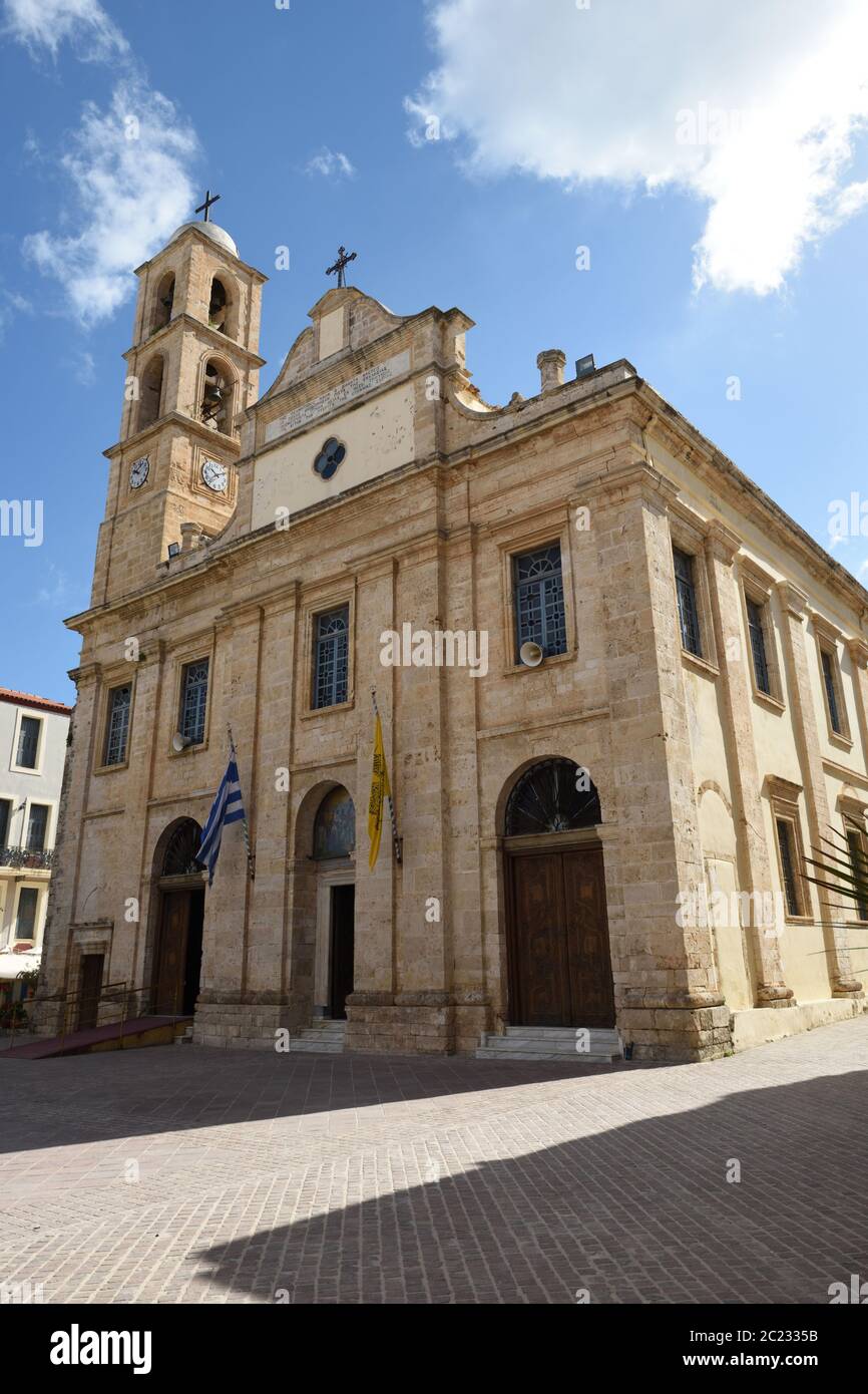 Church in Chania on Crete, Greece Stock Photo - Alamy