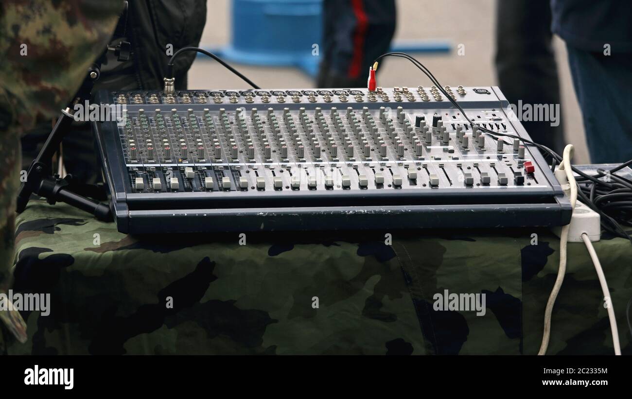 Multi Channel Mixer High Resolution Stock Photography and Images - Alamy