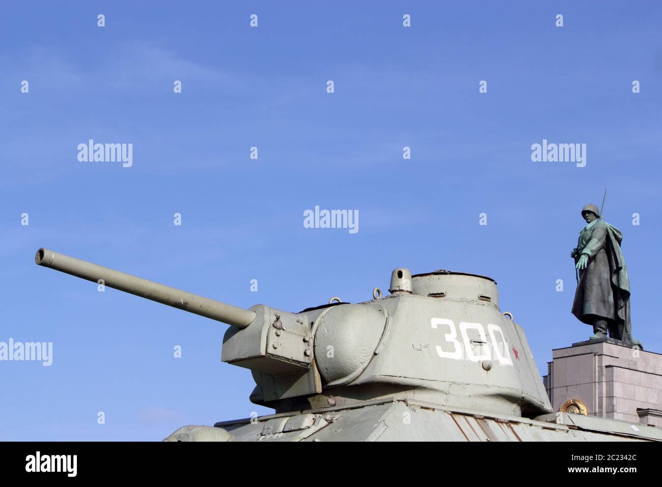 Soldier and Tank Stock Photo - Alamy