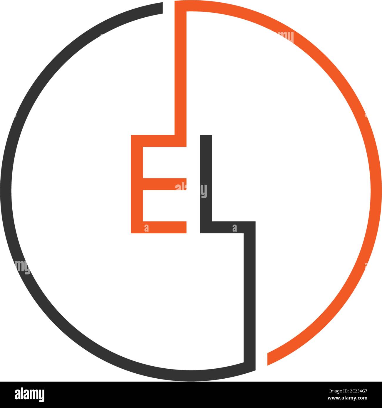 L colors logo Stock Vector Images - Alamy