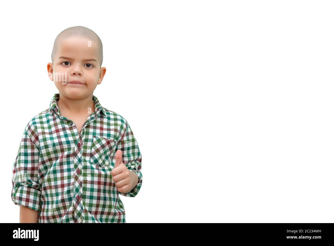 The boys hand shows a gesture of approval. Thumbs up. The hand shows ...