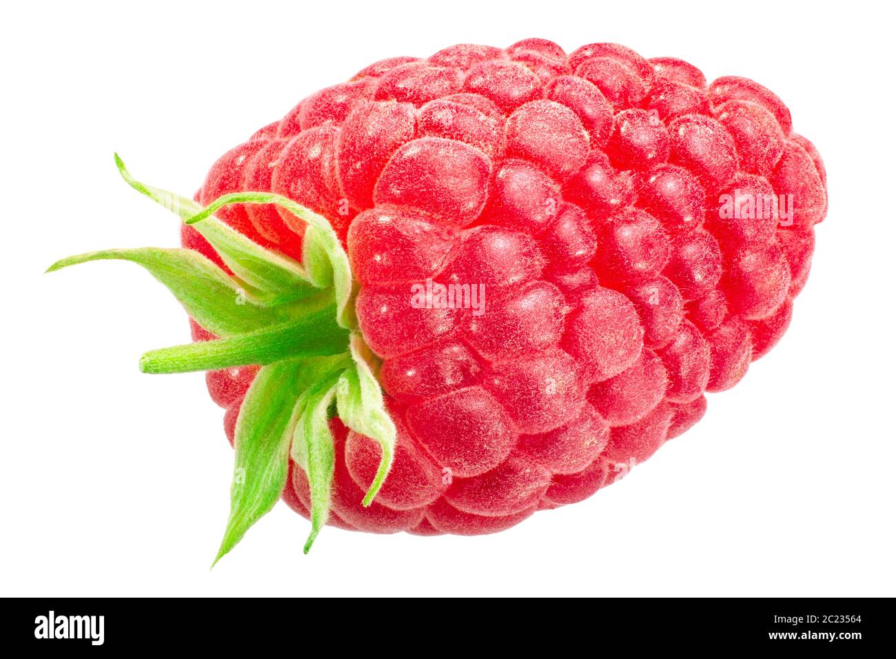 Single Raspberry (Rubus idaeus fruit), isolated Stock Photo - Alamy