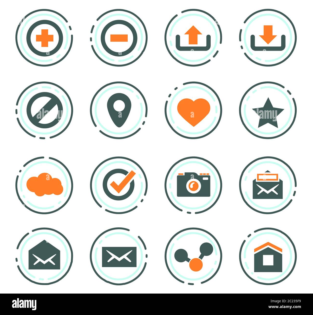 User Interface vector icons for user interface design Stock Photo - Alamy