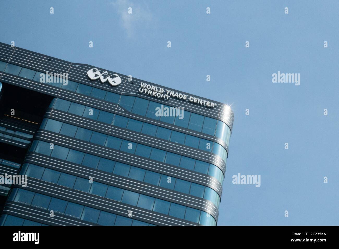 JAARBEURSPLEIN, UTRECHT / THE NETHERLANDS - april 4, 2019: Facade of ...