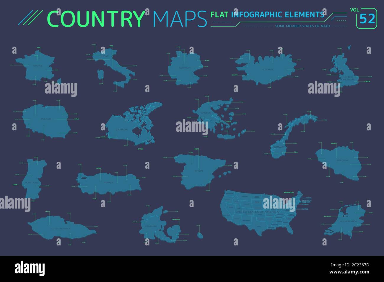 Infographic Maps High Resolution Stock Photography and Images - Alamy