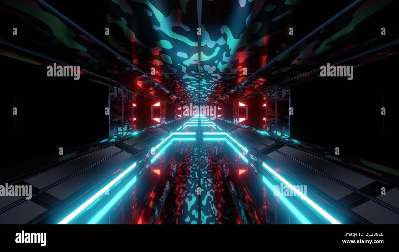 camouflage army space tunnel background wallpaper 3d rendering ...