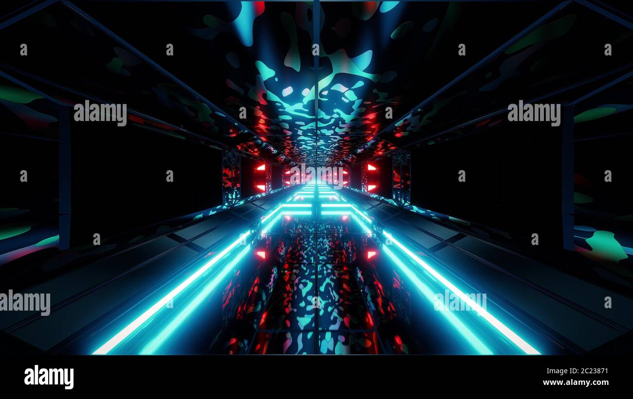 camouflage army space tunnel background wallpaper 3d rendering ...