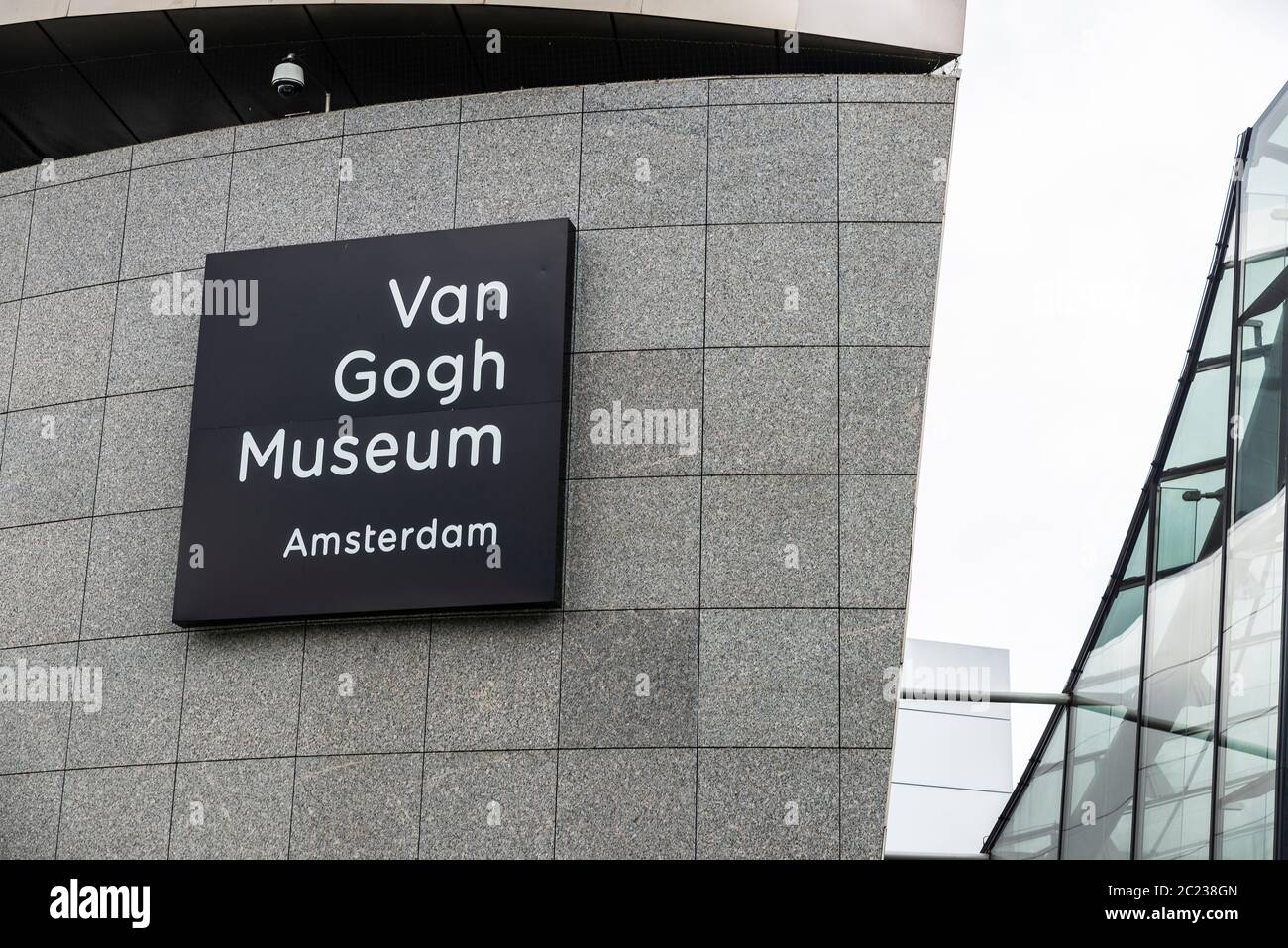 Amsterdam, Netherlands - September 9, 2018: Facade of the Van Gogh ...