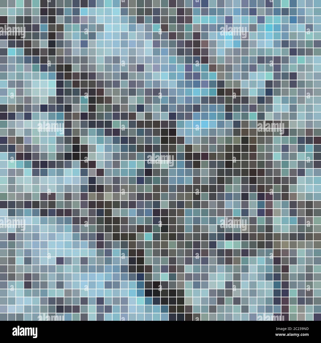 abstract square pixel mosaic background - blue and gray Stock Photo - Alamy