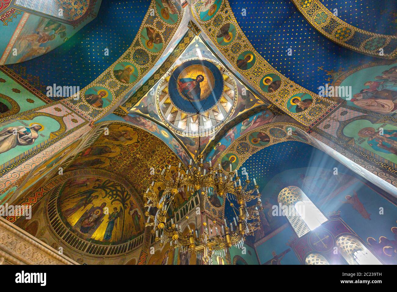 Sioni Cathedral and its murals in Tbilisi, Georgia Stock Photo - Alamy