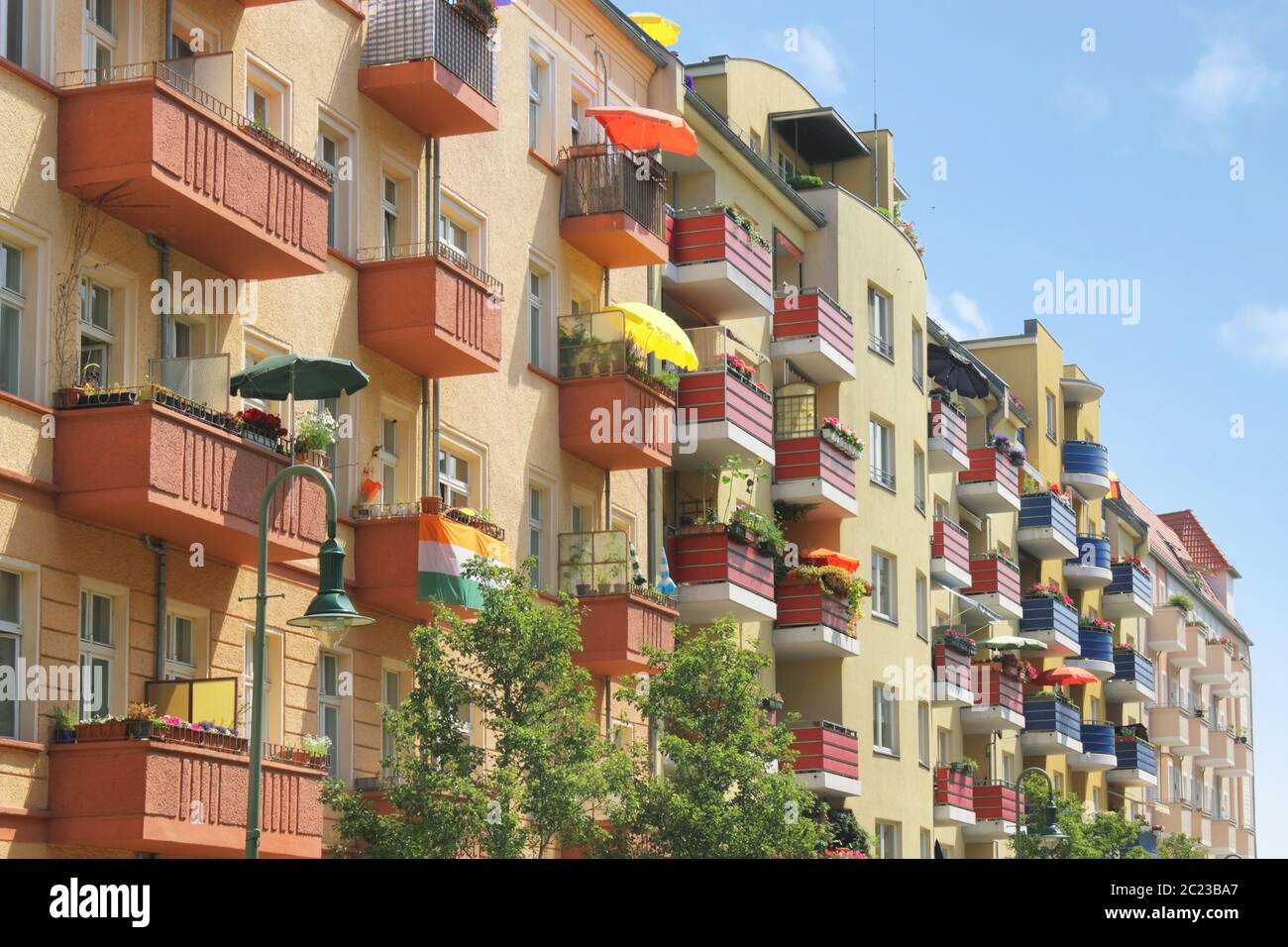 Balcony facades hi-res stock photography and images - Alamy