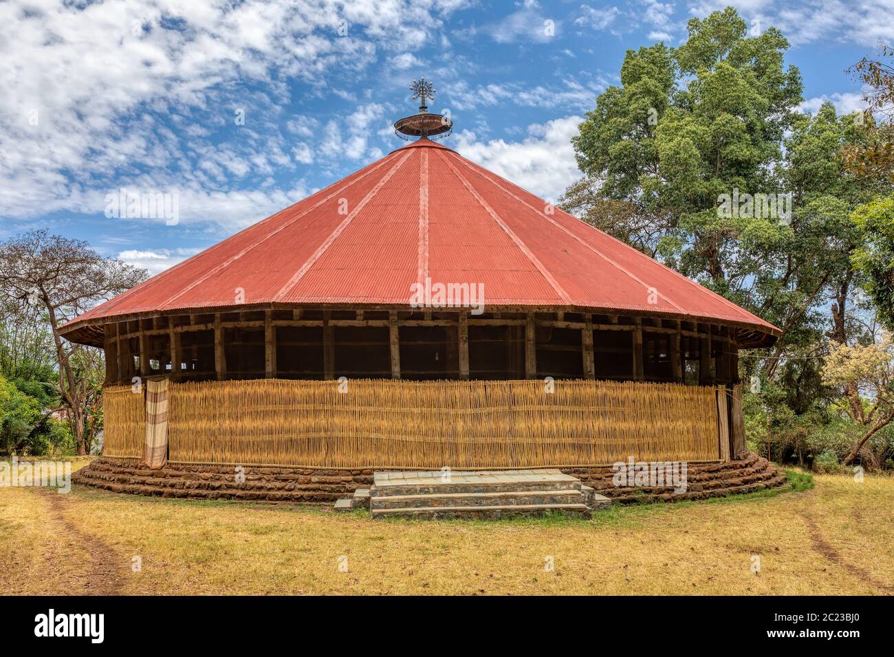 Zege Peninsula in Lake Tana. UNESCO Ura Kidane Mehret Church, monastery ...