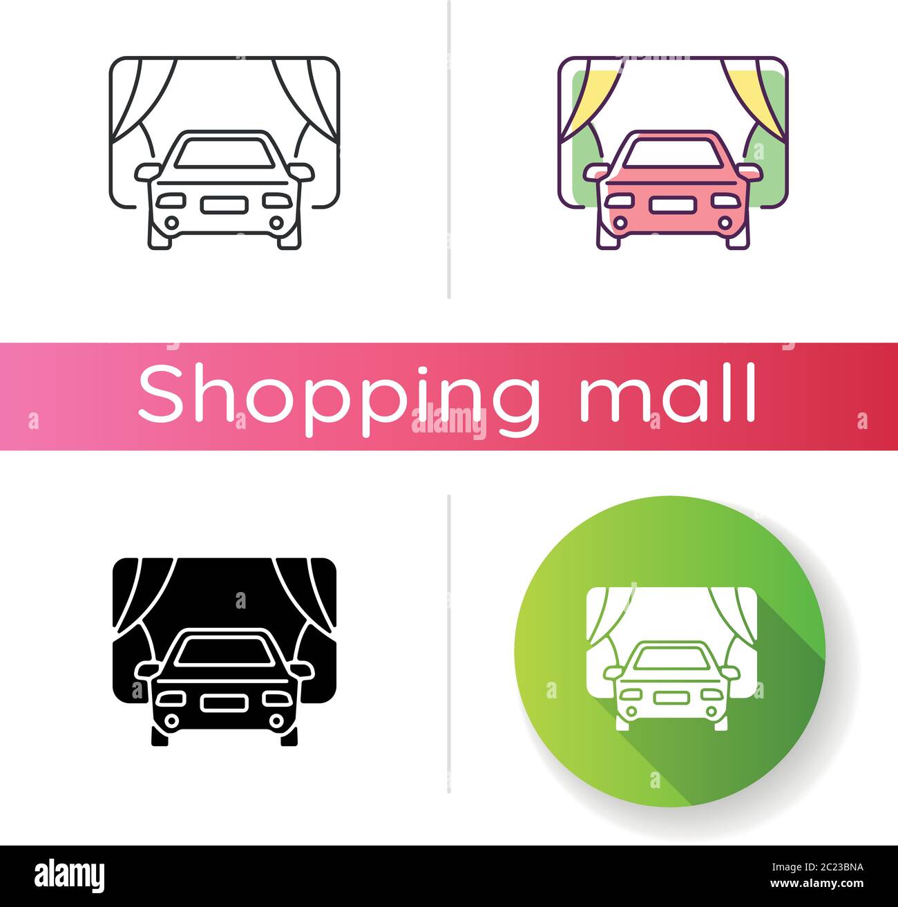 Classic movie car Stock Vector Images - Alamy