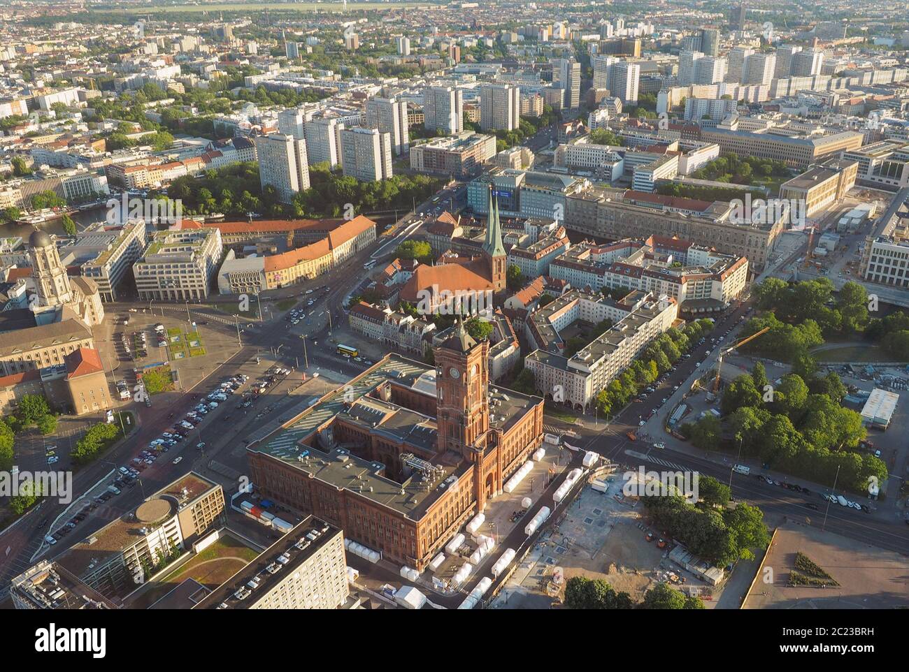Aerial view of the city of Berlin, Germany Stock Photo - Alamy