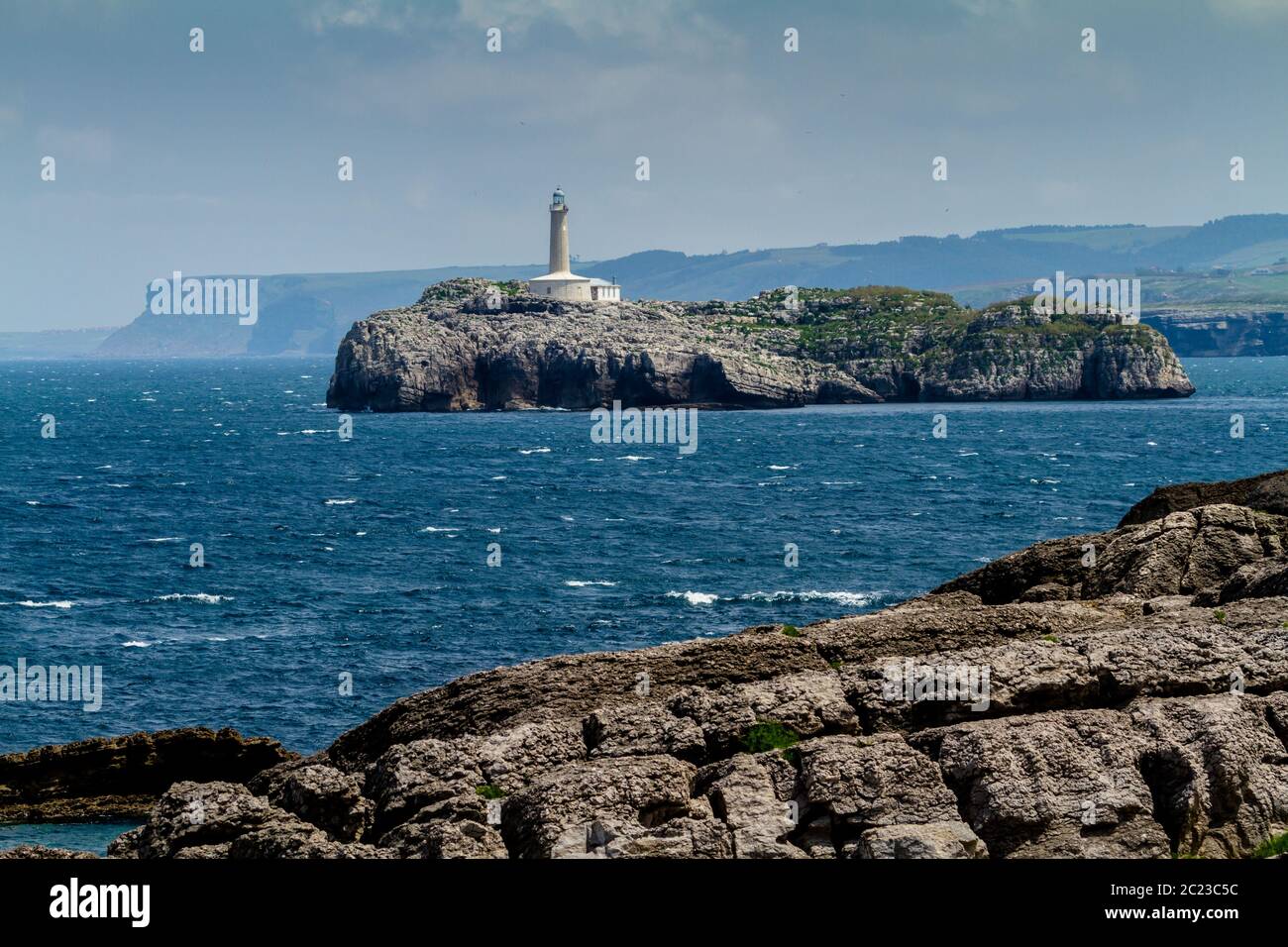 Lighthouse at the mouro island hi-res stock photography and images - Alamy