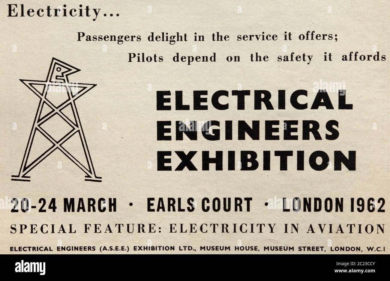Vintage advertisement for the 1962 Electrical Engineers Exhibition at ...