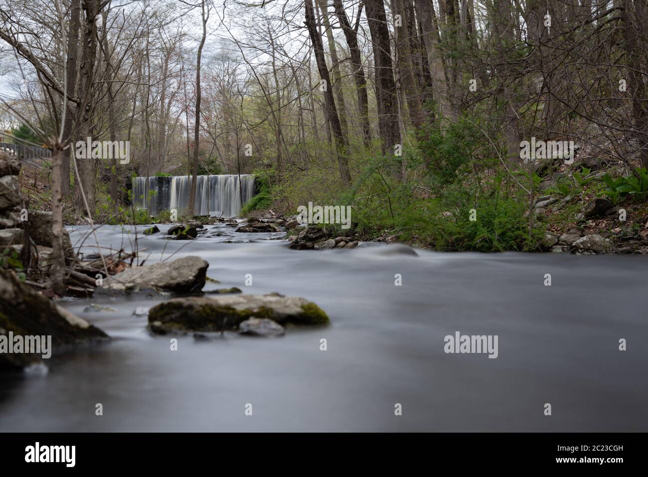 Long Exposure Waterfall Smooth Water Flow Stock Photo - Alamy